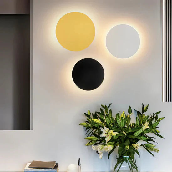 Hadro Round LED Wall Lamp | Modern Indoor Wall Lighting – Tiveario
